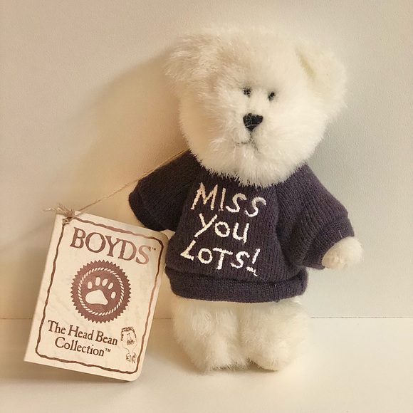 Boyds Bears | Toys | Rare Vintage Boyds Bears 4 Mini Plush Miss You ...